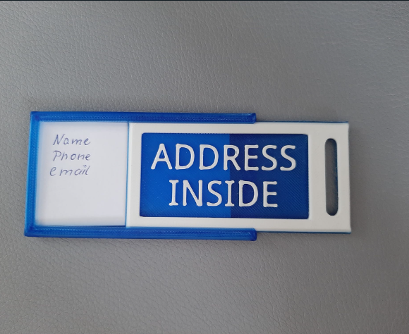 Luggage tag V2 by Old Lady | Download free STL model | Printables.com