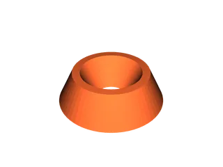 Countersunk Screw Washer M4 by Jan | Download free STL model ...