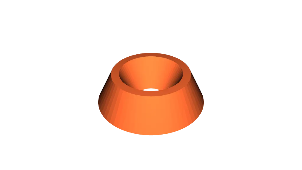 Countersunk Screw Washer M4 by Jan | Download free STL model ...