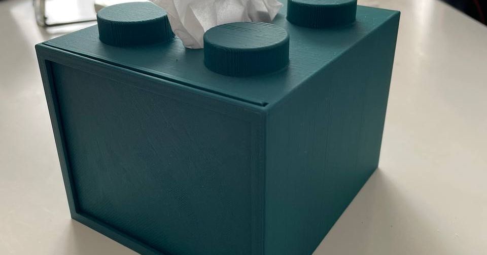 Lego Tissue Box (Small) by l1lc4rl0s | Download free STL model ...