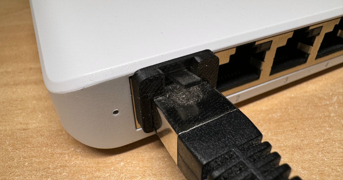 Ethernet link/activity LED Cover by Zire | Download free STL model ...