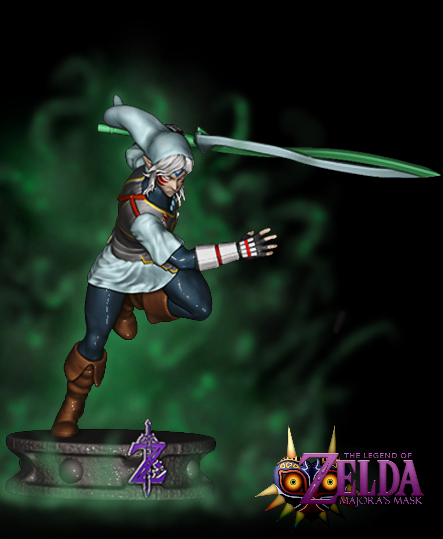 LINK The Legend of Zelda by Mãos mágicas Da arte | Download free STL ...