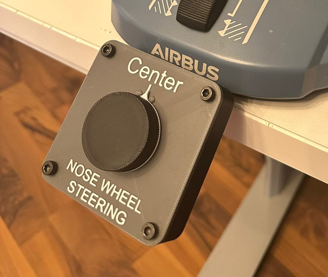 Airbus Tiller Joystick Addon für Thrustmaster TCA (replaces function of ...