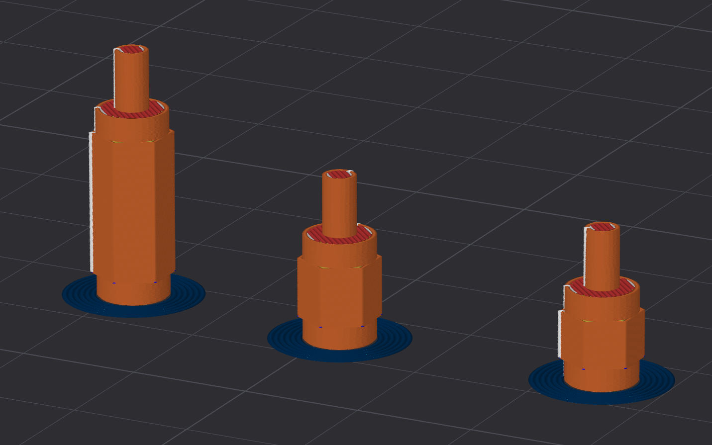 distancer 2.5mm thread, support length 8mm/9mm/16mm by JW | Download ...