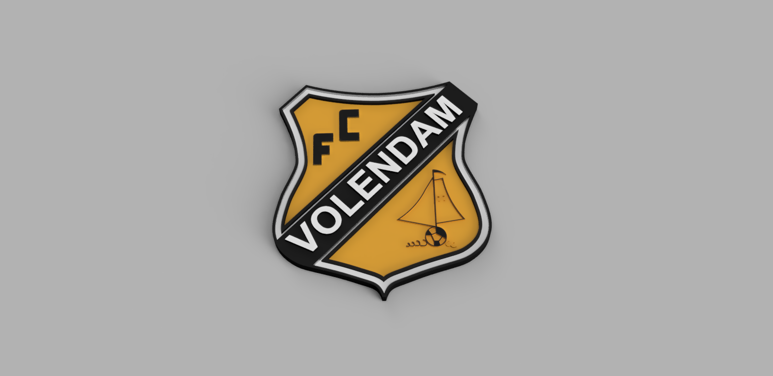 FC Volendam logo by Worlock | Download free STL model | Printables.com
