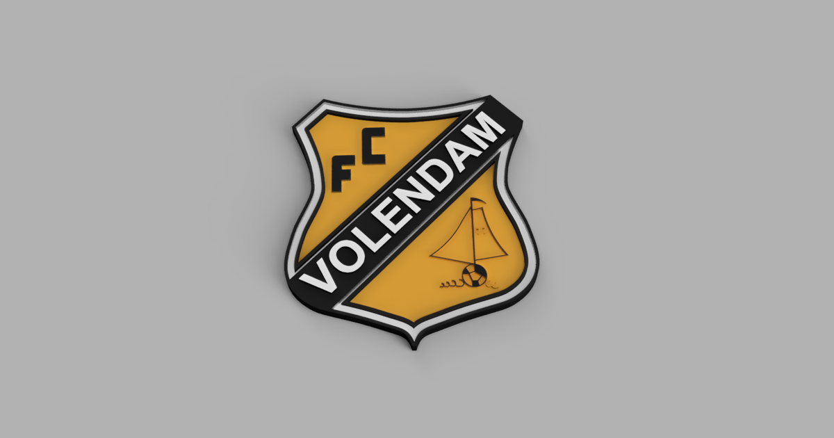 FC Volendam logo by Worlock | Download free STL model | Printables.com