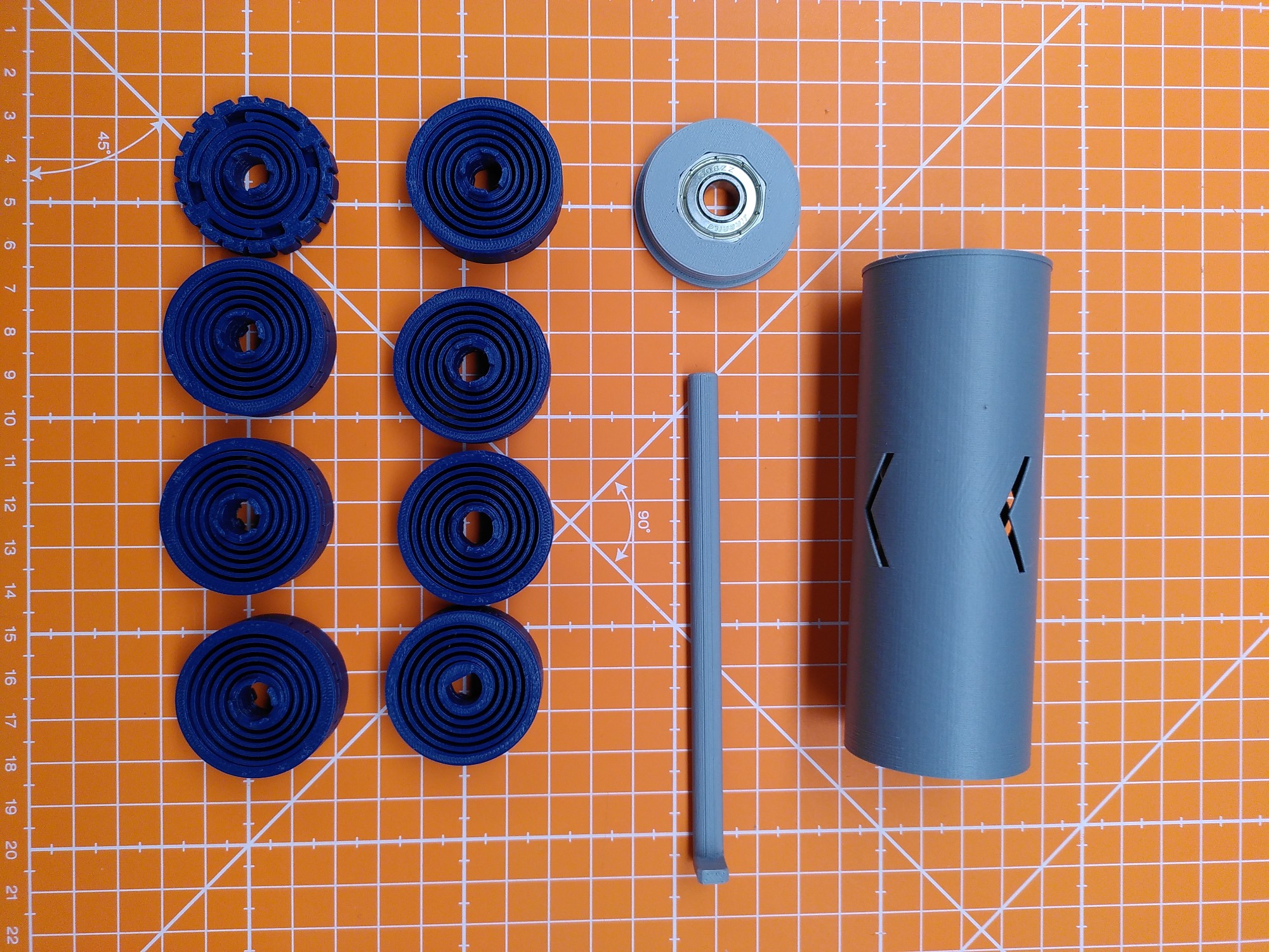 Auto-Rewind Spool Holder for RepRack - Large Edition by Evil Duck ...