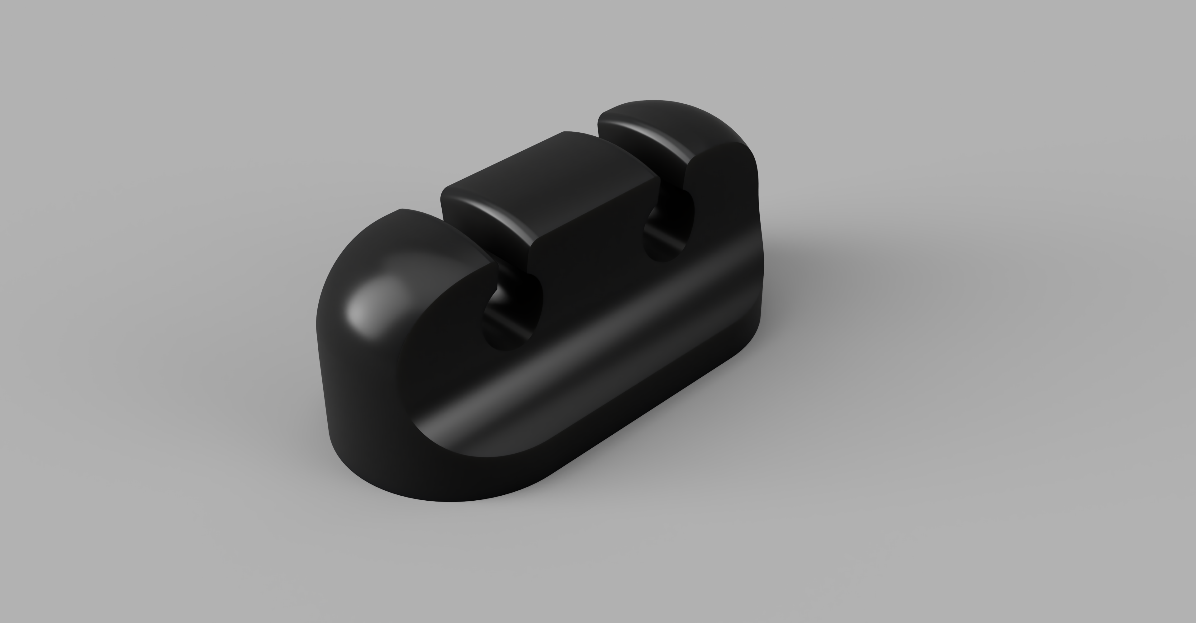 Cable holder/clip (1-5 cables) by MakePro | Download free STL model ...