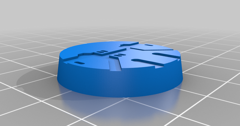 Legion 27mm Fancy Bases by dean.g3 | Download free STL model ...