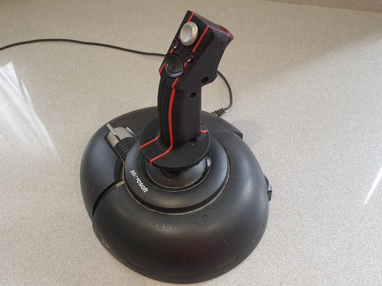 Ambidextrous Sidewinder Force Feedback 2 Joystick by Hamstah | Download ...