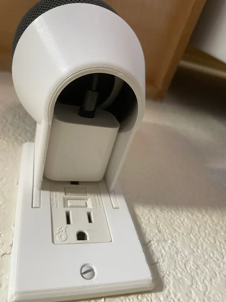 HomePod mini wall outlet shelf by JordanBurghoff | Download free STL ...
