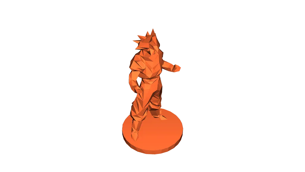 Power Level Under 9000 - Low Poly Goku by Funkybuild | Download free ...