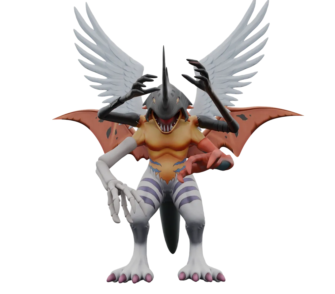 Kimeramon from Digimon by Skeleton Dan | Download free STL model ...
