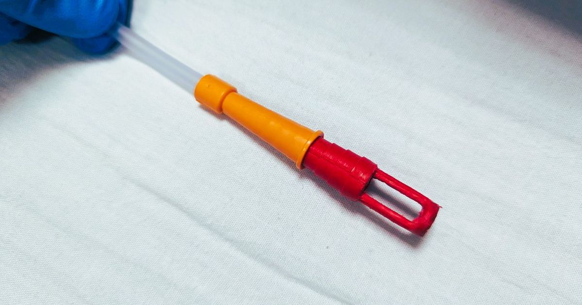 Catheter plug prop for clinical simulation by Aleksandrs Oborins ...