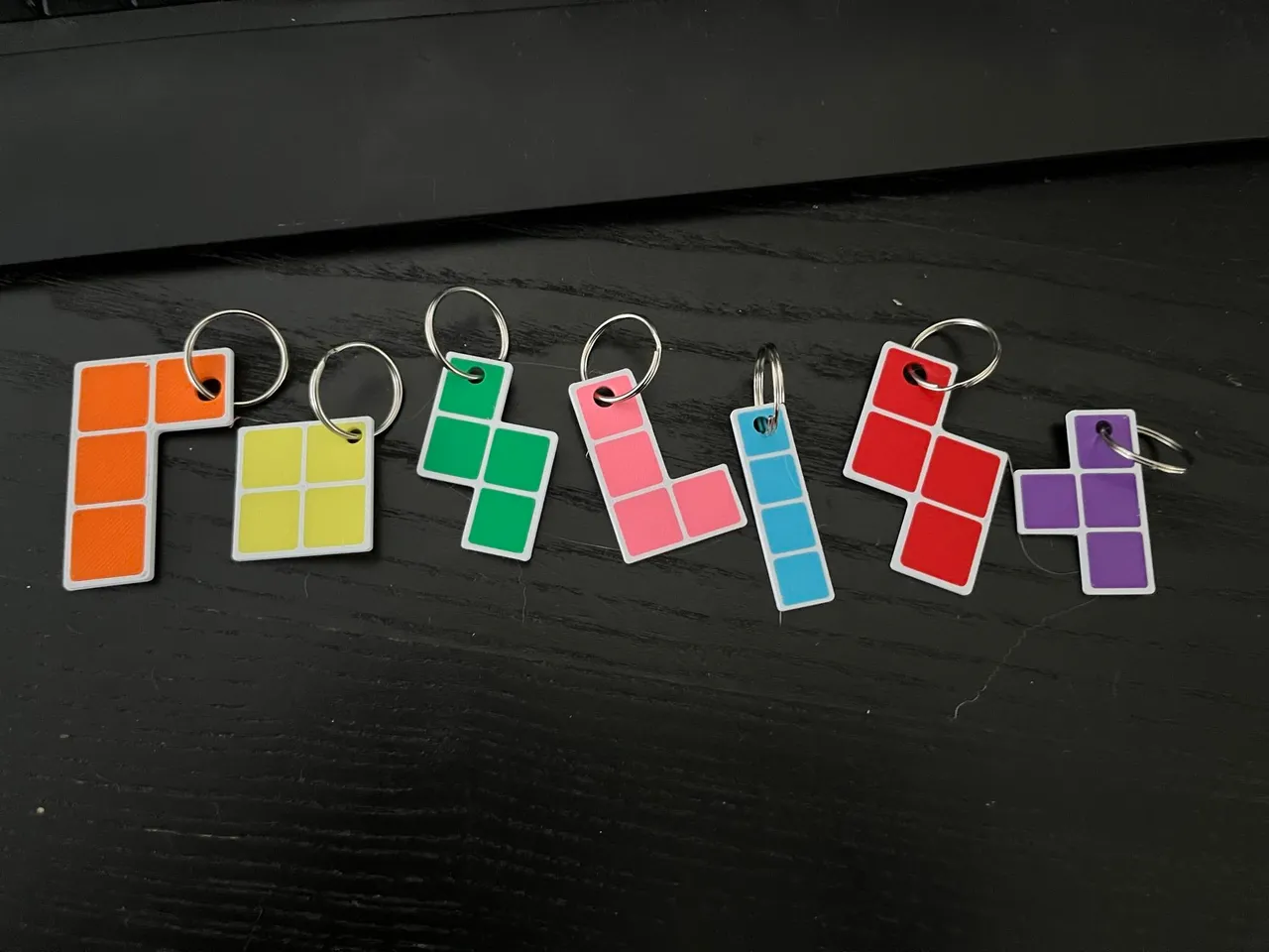 Tetris Keychain by MQYO | Download free STL model | Printables.com