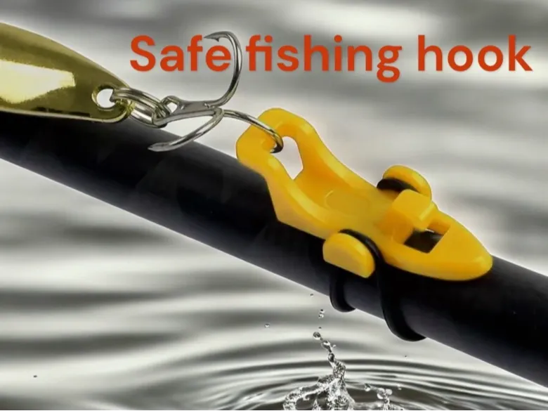 Safe fishing hook by Pivan | Download free STL model | Printables.com