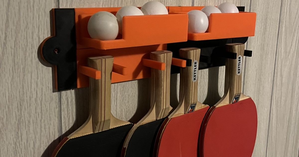 Modular Ping Pong Gear Holder by coolerCreeper77 | Download free STL ...
