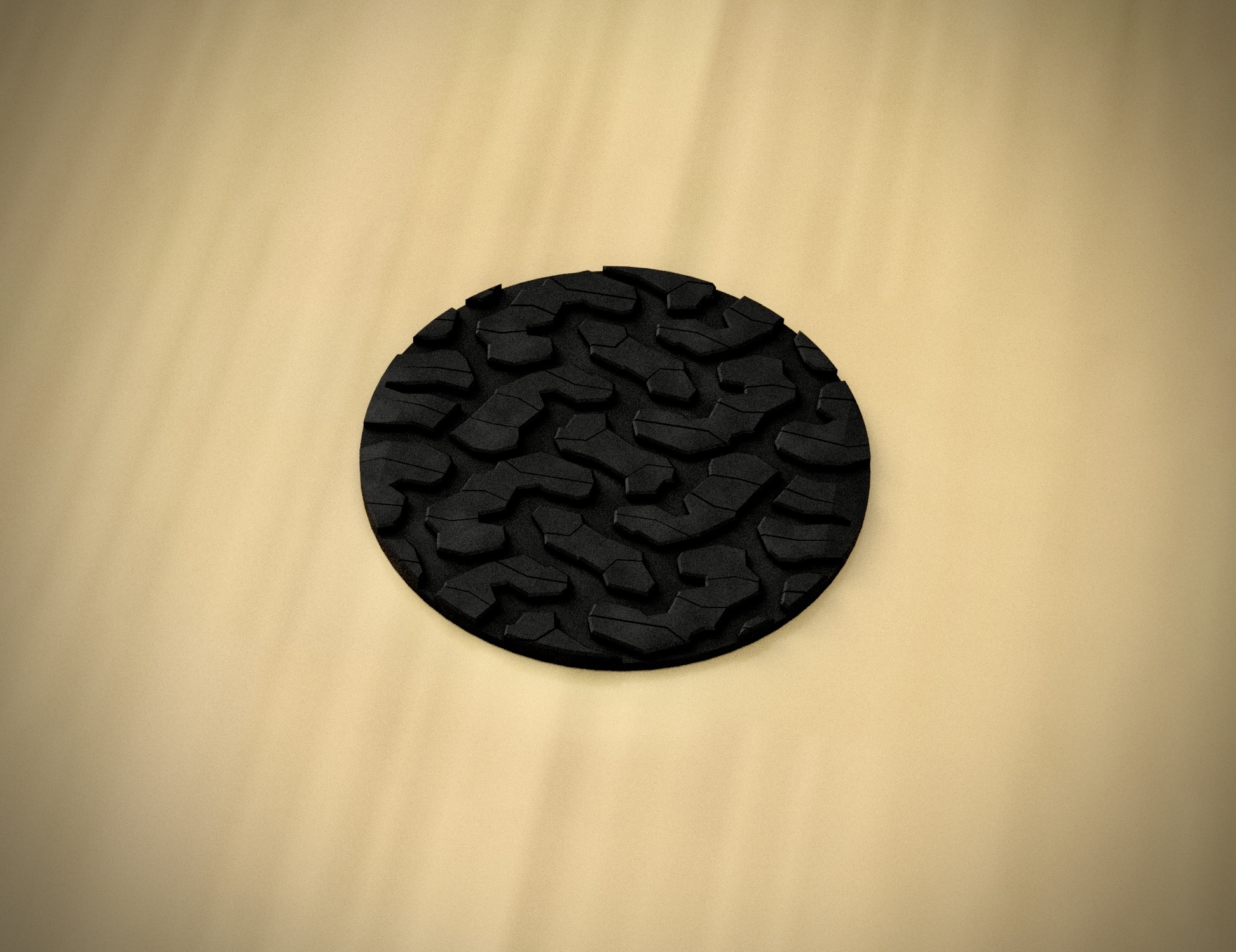 All Terrain Tire Drink Coaster by vidision | Download free STL model ...