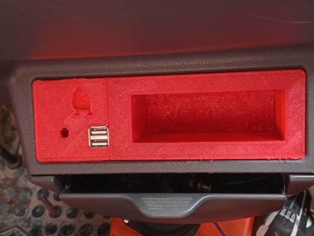 Front panel 1 din by Steve Johnny | Download free STL model ...