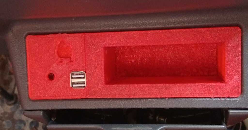 Front panel 1 din by Steve Johnny | Download free STL model | Printables.com