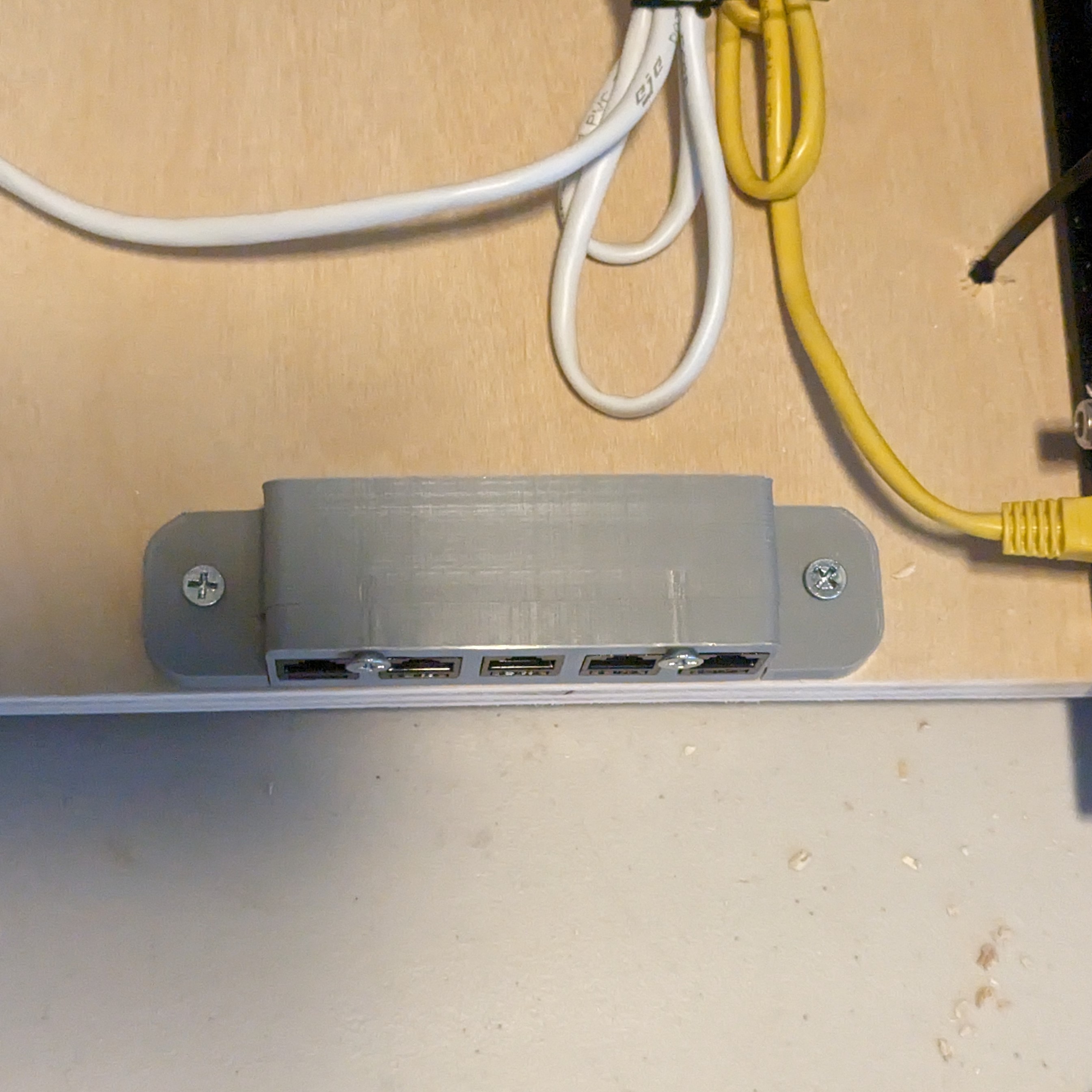 Ethernet Patch Cable Rack - 5 connectors by steamtronics | Download ...
