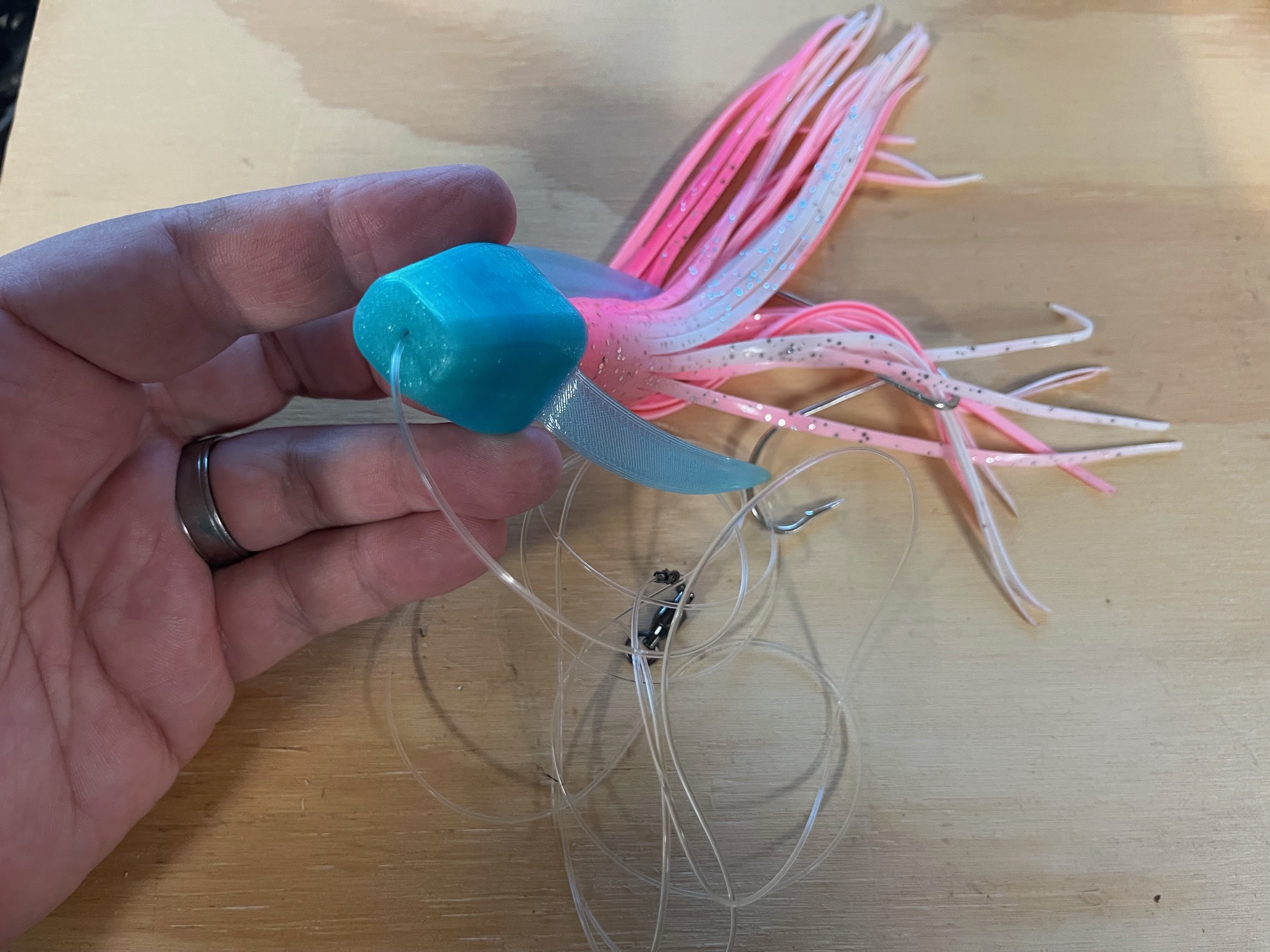 The Salty Flyer a Flying Fish copy cat trolling lure head by Robert ...