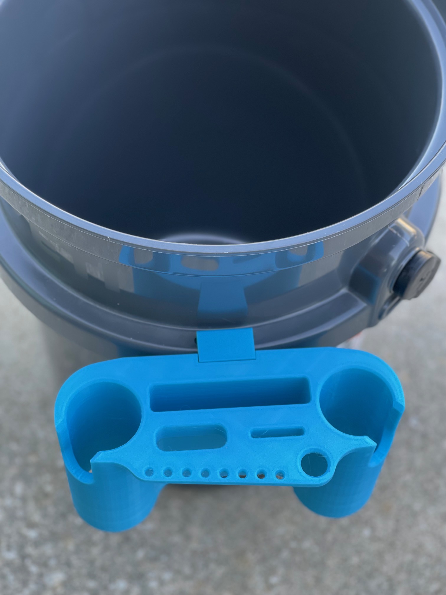 Bucket Fishing Pole Holder by Robert | Download free STL model ...