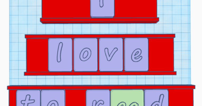 Letter Tile Racks by Debbie Mattingly | Download free STL model ...