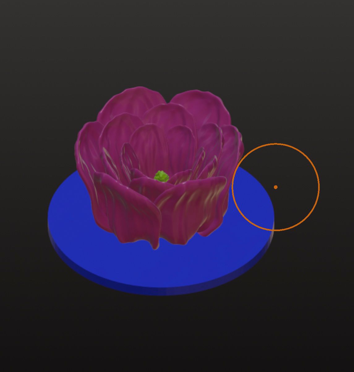Flower decoration with base by Cooper | Download free STL model ...