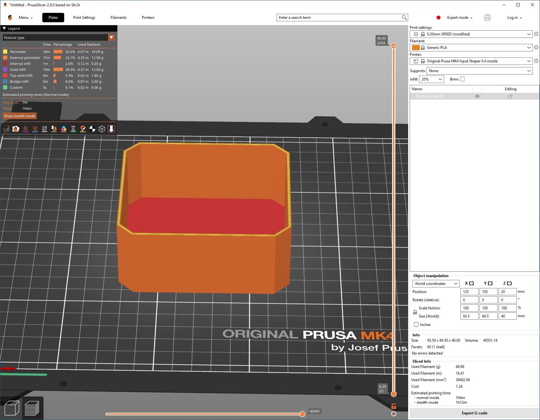 Dual Half Height Bins for the Milwaukee Packout 8 inch Container by ...