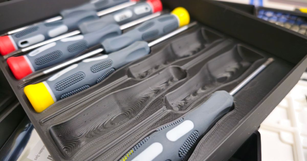 Gridfinity "Do It Best" Brand Precision Screwdriver Bin by synchro ...