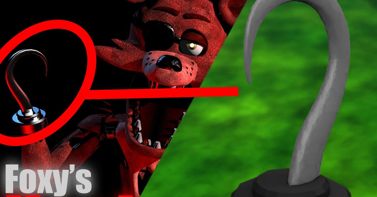 Foxy's Hook | Five nights at freddy's por Micromaxity | Descargar modelo STL gratuito ...