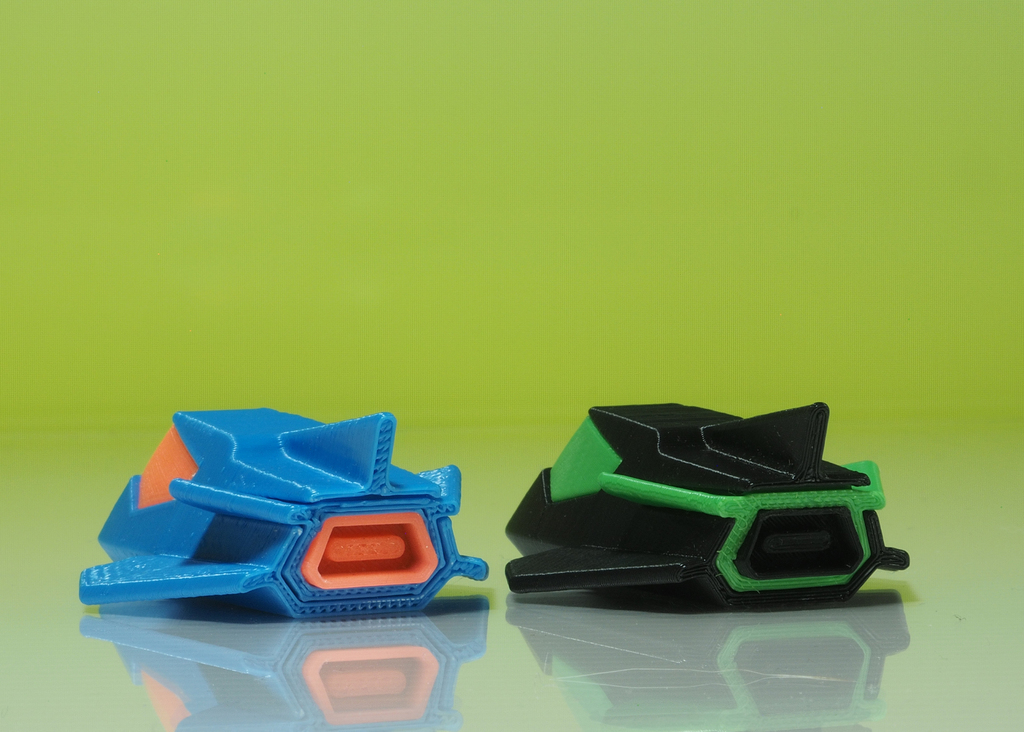 Sci-fi mini spaceship toy No.5 easy print - no supports by hoovernaught ...