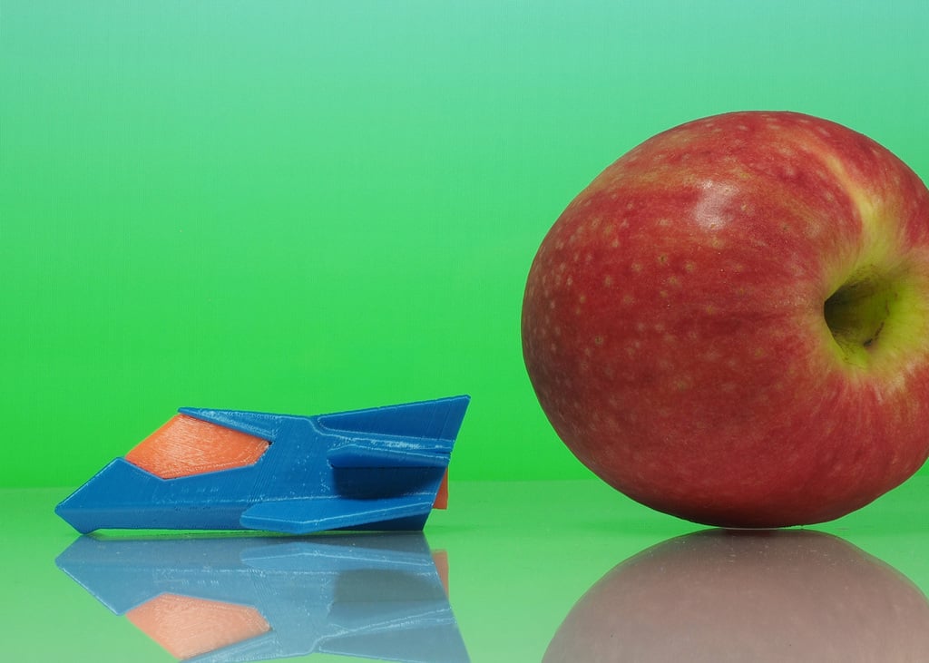 Sci-fi mini spaceship toy No.5 easy print - no supports by hoovernaught ...