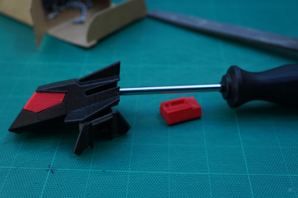 Sci-fi mini spaceship toy No.5 easy print - no supports by hoovernaught ...