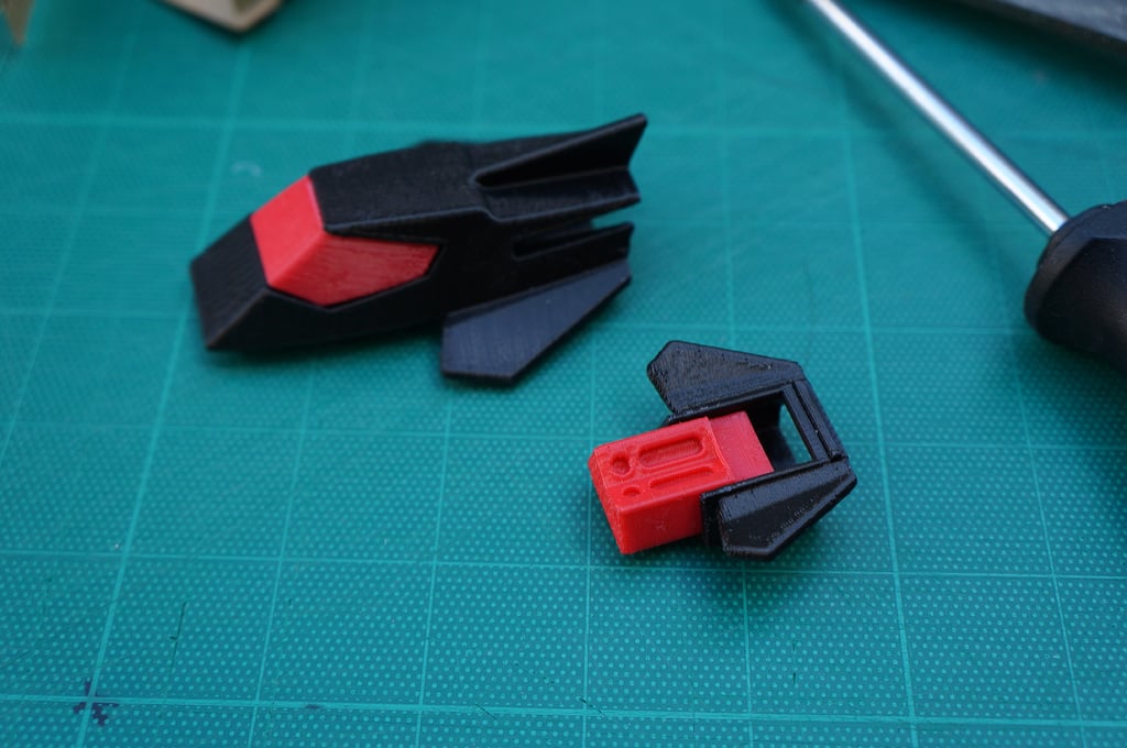 Sci-fi mini spaceship toy No.5 easy print - no supports by hoovernaught ...