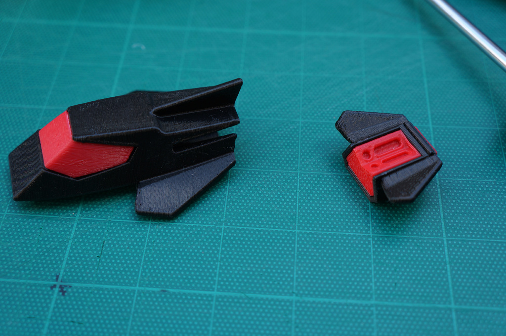 Sci-fi mini spaceship toy No.5 easy print - no supports by hoovernaught ...