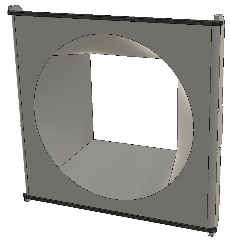 Holga 120 circle mask by 3DHirn | Download free STL model | Printables.com