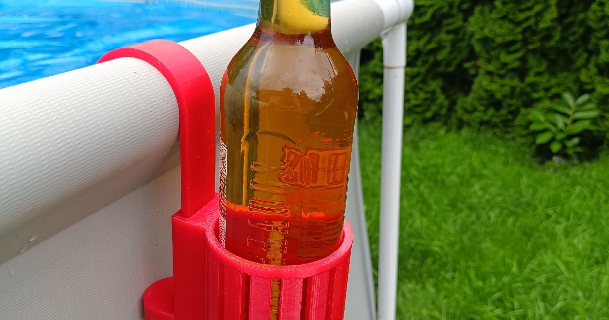 Bottle beer pool holer by Pyciu | Download free STL model | Printables.com