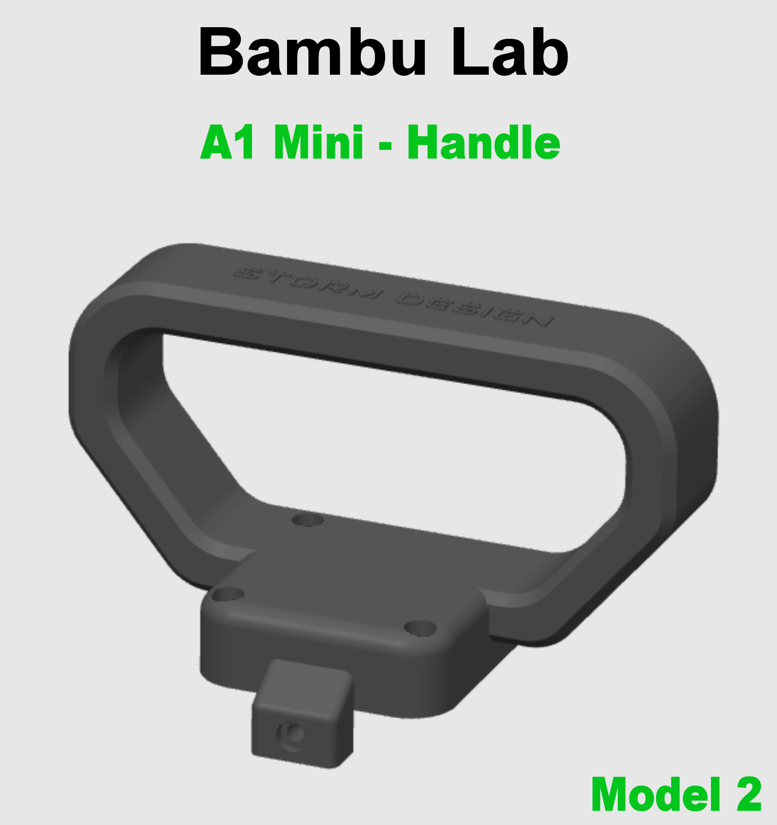 A1 Mini - Handles by STORM DESIGN | Download free STL model ...