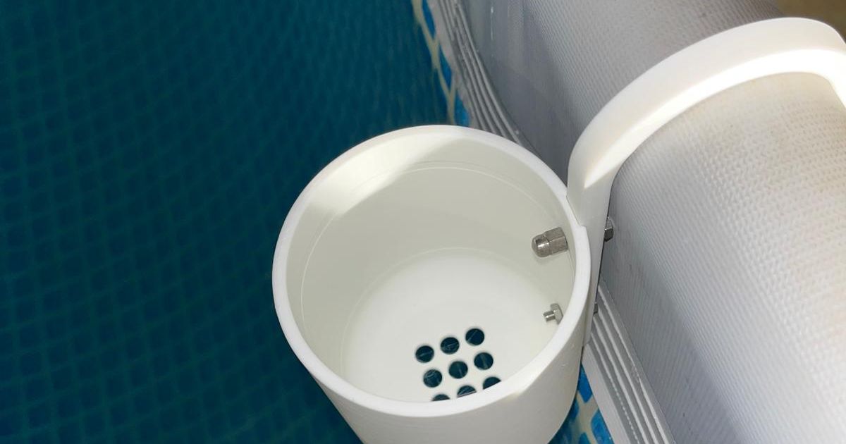 glass-cell phone holder for swimming pools (60mm structure) by ...