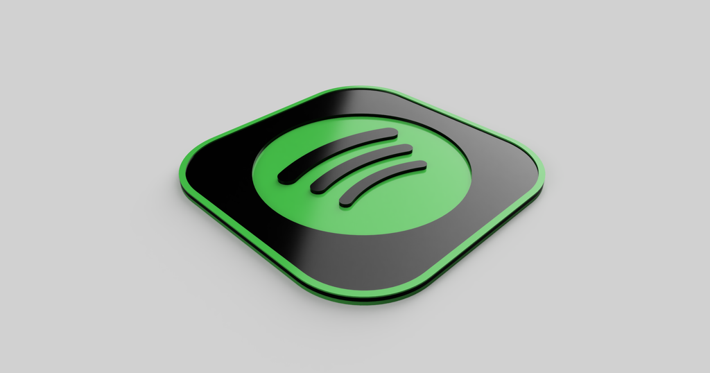 Spotify drinks coaster by Hydramaker | Download free STL model ...