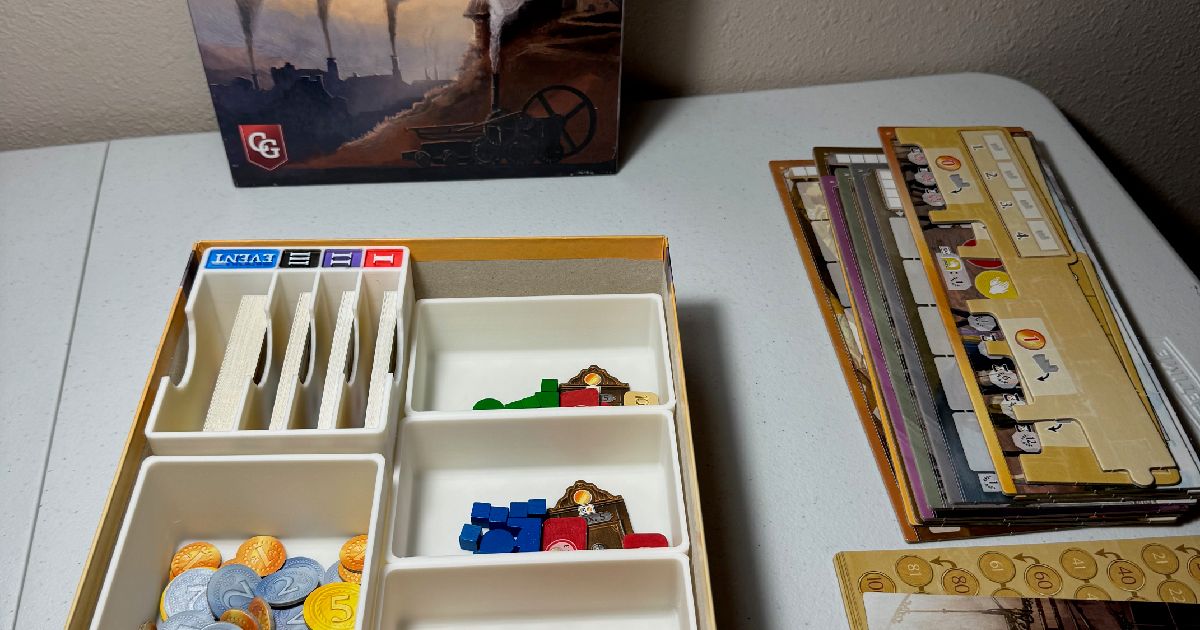 Rise Board Game Insert by Dev88 | Download free STL model | Printables.com