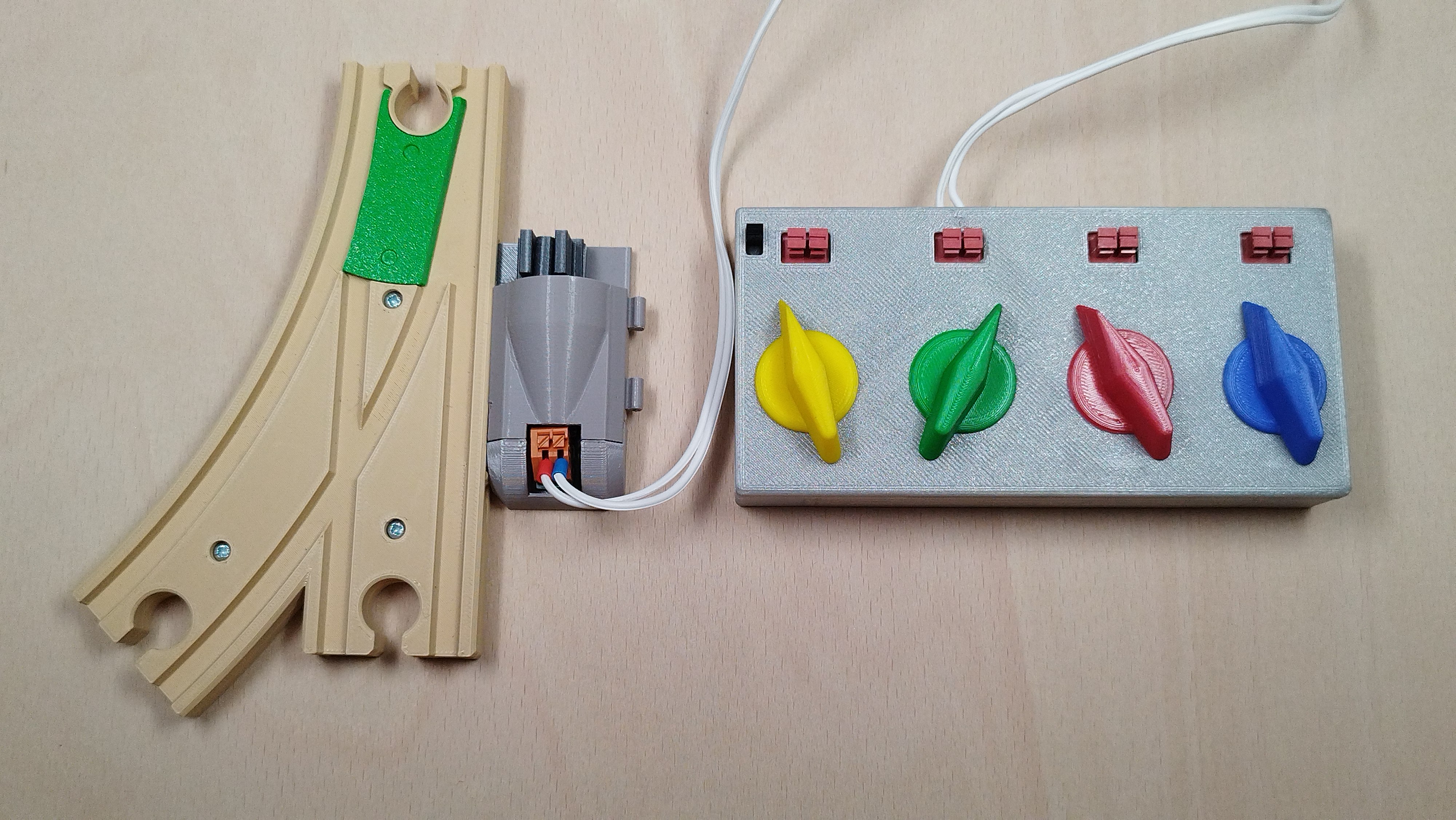 Electric railroad switch for Brio - Lillabo tracks by Ra100 | Download ...