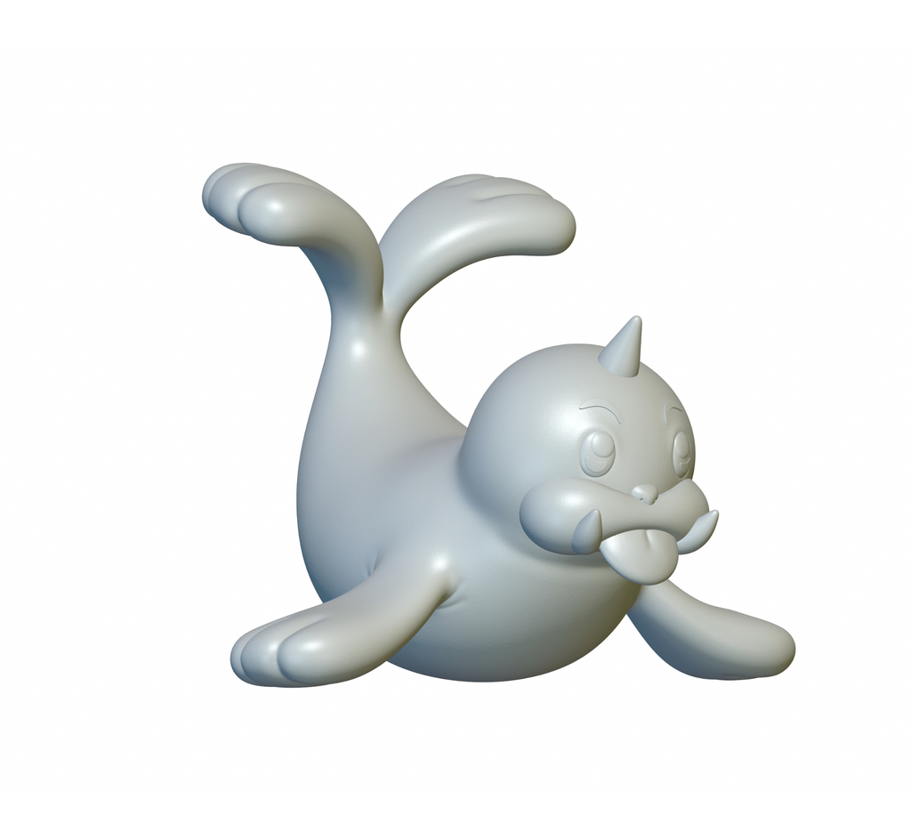 Pokemon Seel #86 - Optimized for 3D Printing by 3Dprint1UP | Download ...