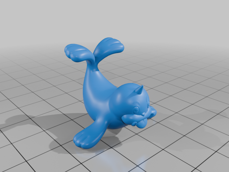 Pokemon Seel #86 - Optimized for 3D Printing by 3Dprint1UP | Download ...