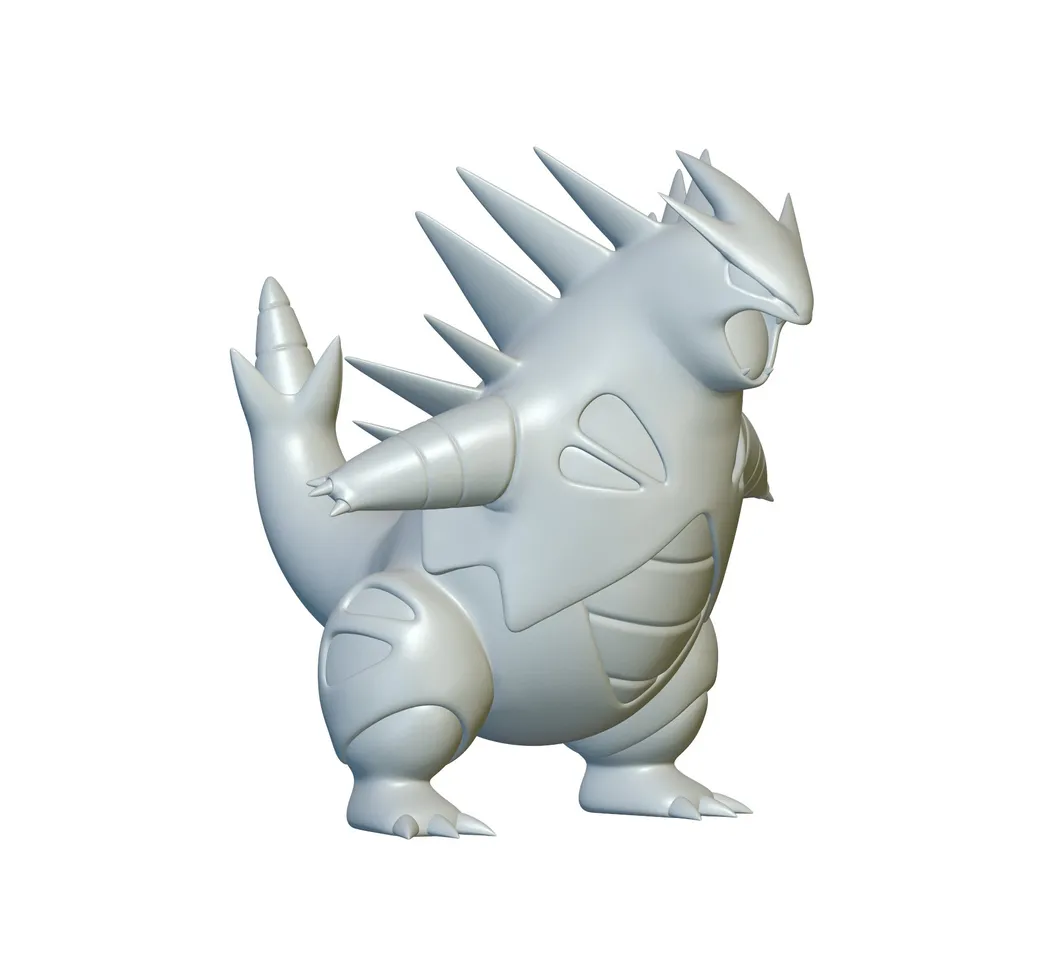 Pokemon Tyranitar #248 - Optimized for 3D Printing by 3Dprint1UP ...