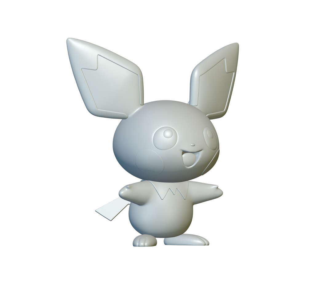 Pokemon Pichu #172 - Optimized for 3D Printing by 3Dprint1UP | Download ...