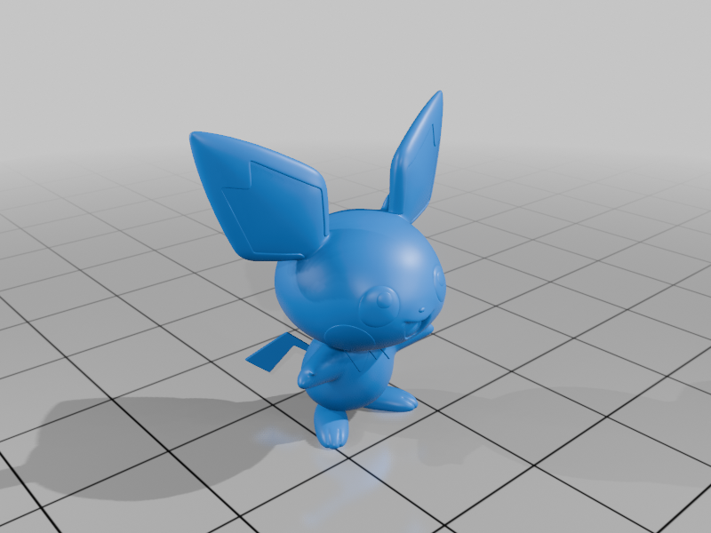 Pokemon Pichu #172 - Optimized for 3D Printing by 3Dprint1UP | Download ...