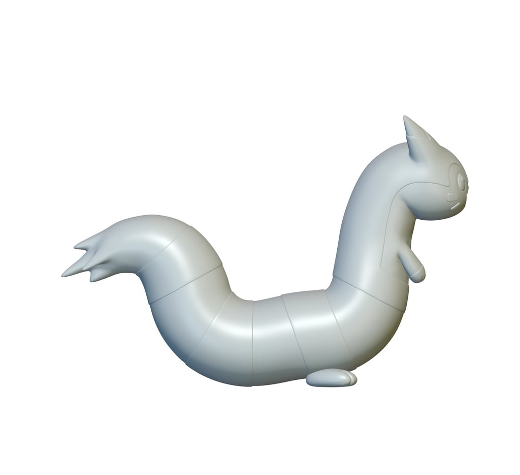 Pokemon Furret #162 - Optimized for 3D Printing by 3Dprint1UP ...